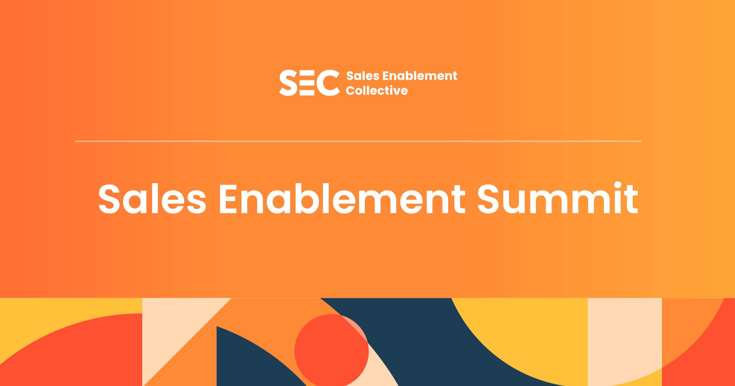 Agenda | Sales Enablement Summit | Boston 2024