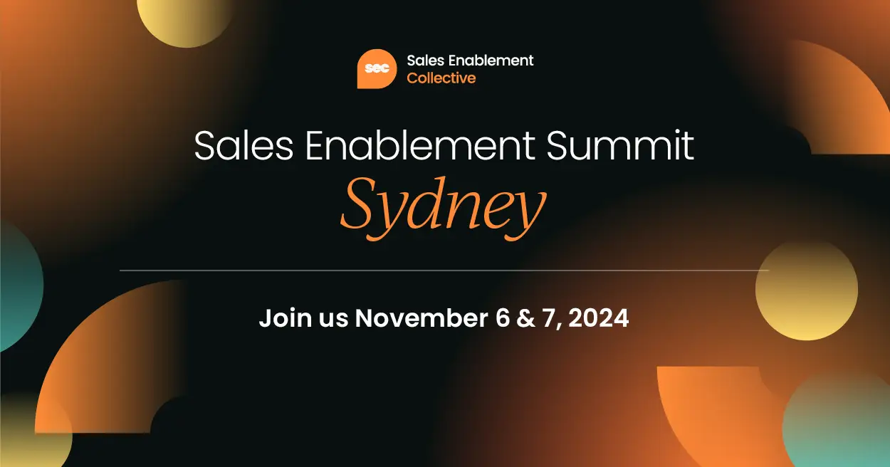 Request invitation | Sales Enablement Summit | Sydney