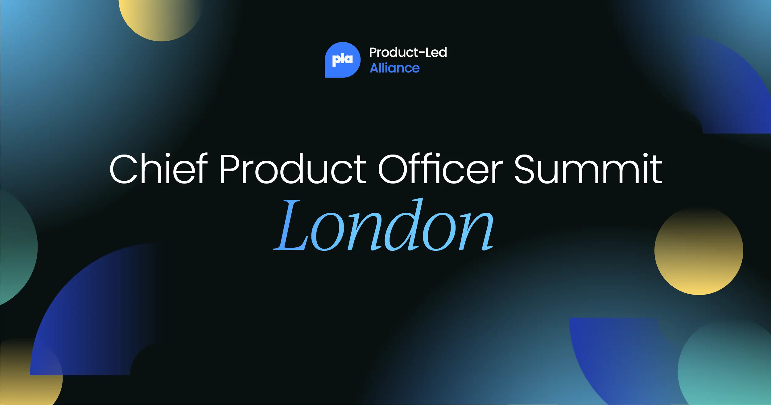 Chief Product Officer Summit | London