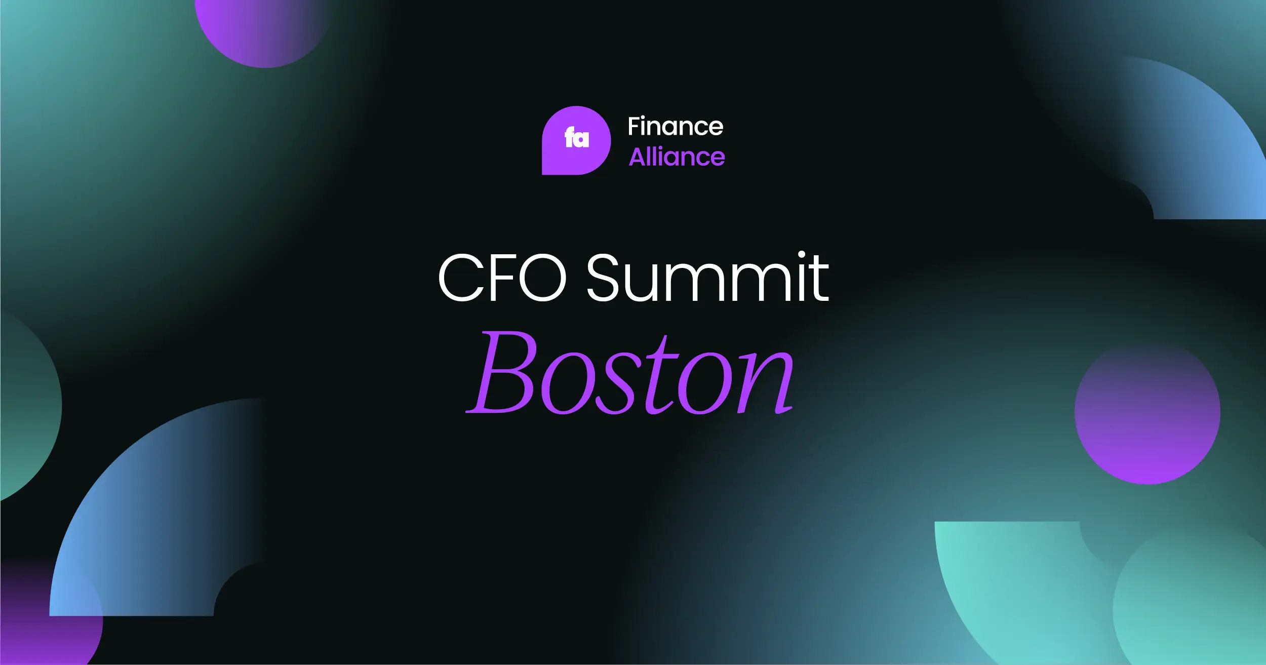 CFO Summit | Boston