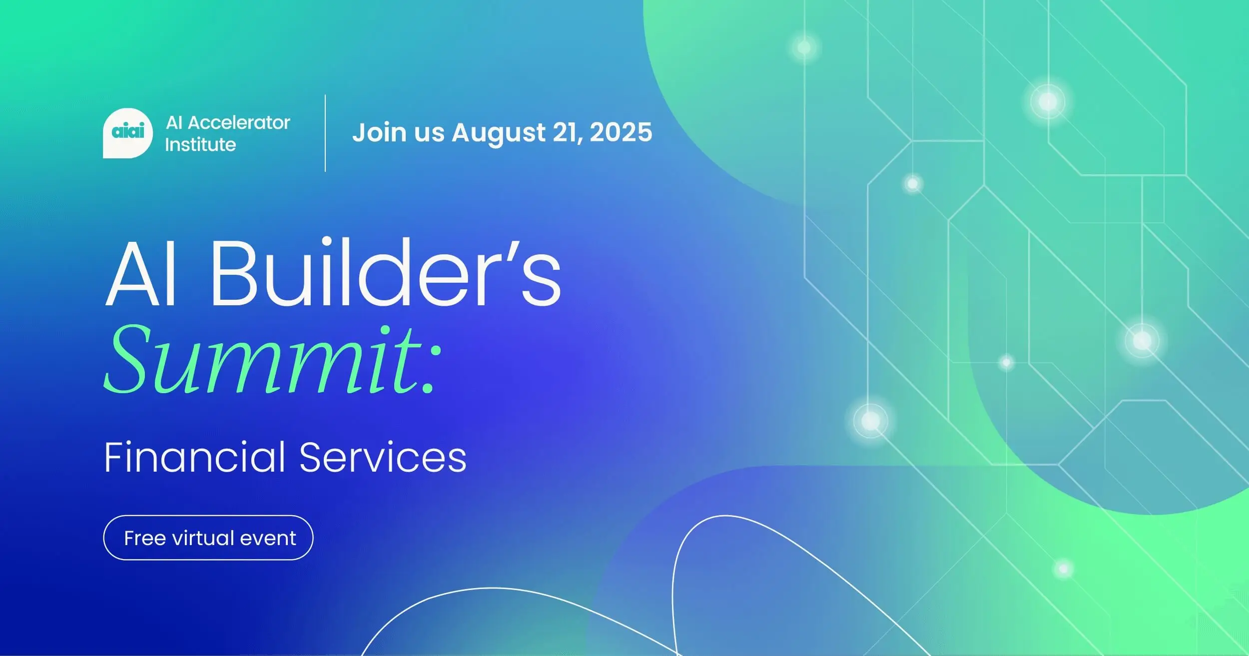 AI Builders Summit: Financial Services